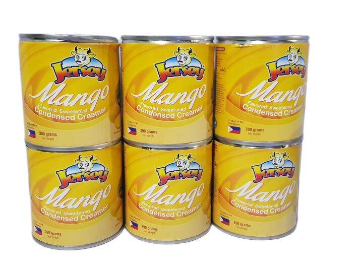 JERSEY Condensed Creamer - Mango Flavored Sweetened (pack of 6 cans x ...