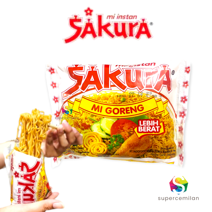 Mie Instan SAKURA Mi Goreng Jadul 60 Gram | Lazada Indonesia