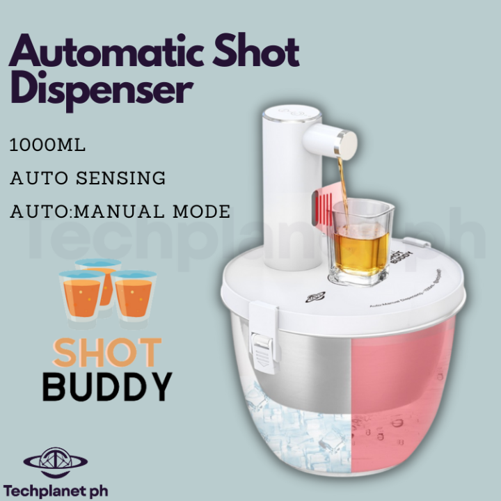 Shot Buddy Automatic Shot Dispenser | Auto Refill | Auto Sensing | Wine ...