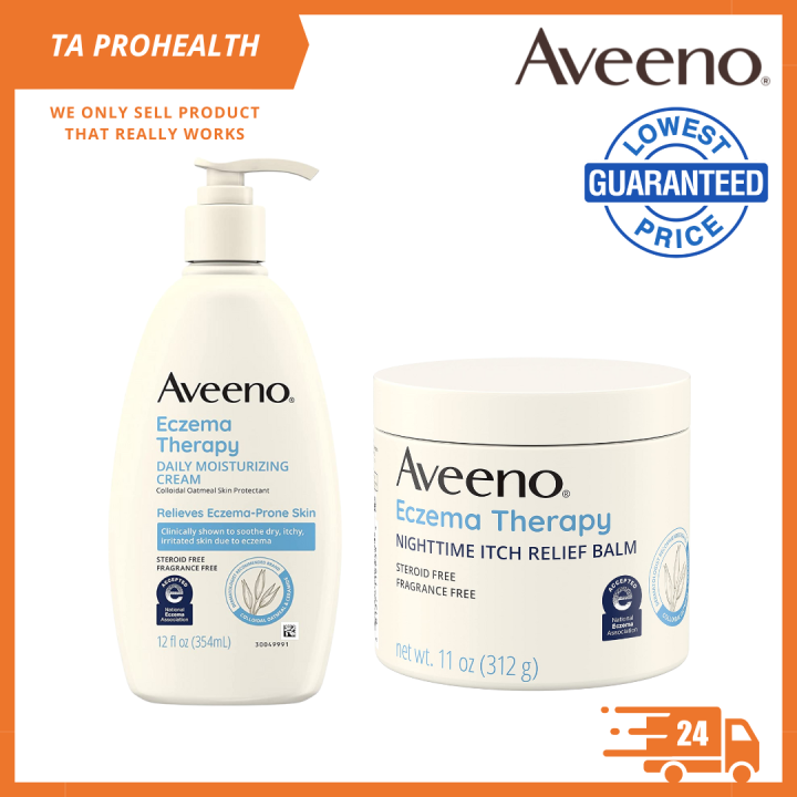Aveeno Eczema Therapy Daily Moisturizing Cream 354ml / Eczema Therapy ...