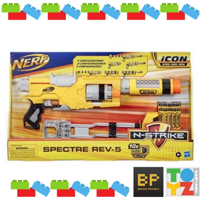 Nerf N-Strike Icon Series Spectre Rev-5 Blaster | Lazada Indonesia