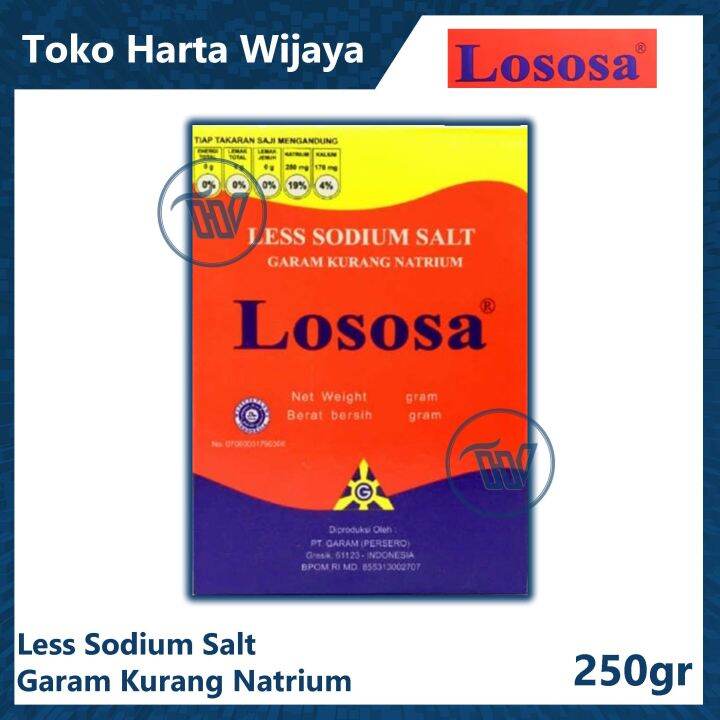Garam Lososa Rendah Natrium Penurun Darah Tinggi / Hipertensi - 250gr ...