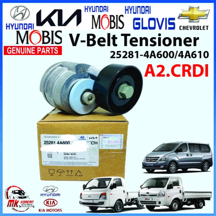 [GENUINE] V Belt. Fan Belt. Drive Belt Tensioner. A2.CRDI. Diesel. for ...