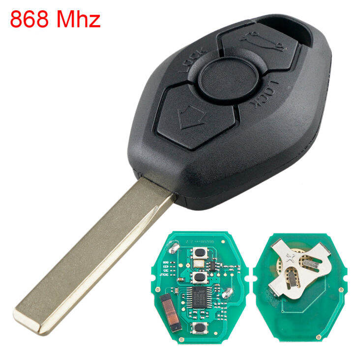 3 buttons 868MHZ Remote Smart Intelligent Key with ID7944 ID46 Chip Fit ...