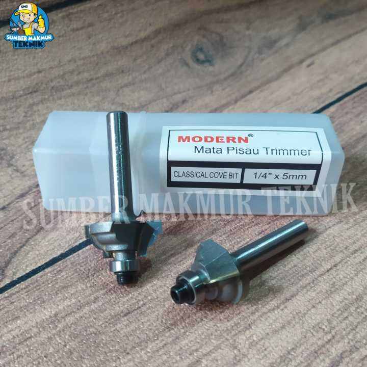Mata Profil Kayu Classical Clasical Cove Bit Router 1/4 x 3/16 inch ( 5 ...