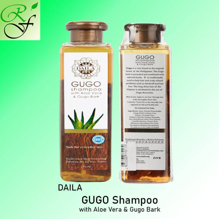 Daila Gugo Shampoo with Aloe Vera & Gugo Bark 250ml | Lazada PH
