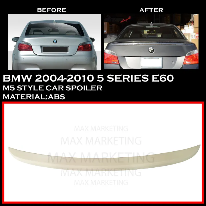 BMW 5 SERIES E60 2004-2010 M5 STYLE REAR TRUNK SPOILER REAR BONET ...