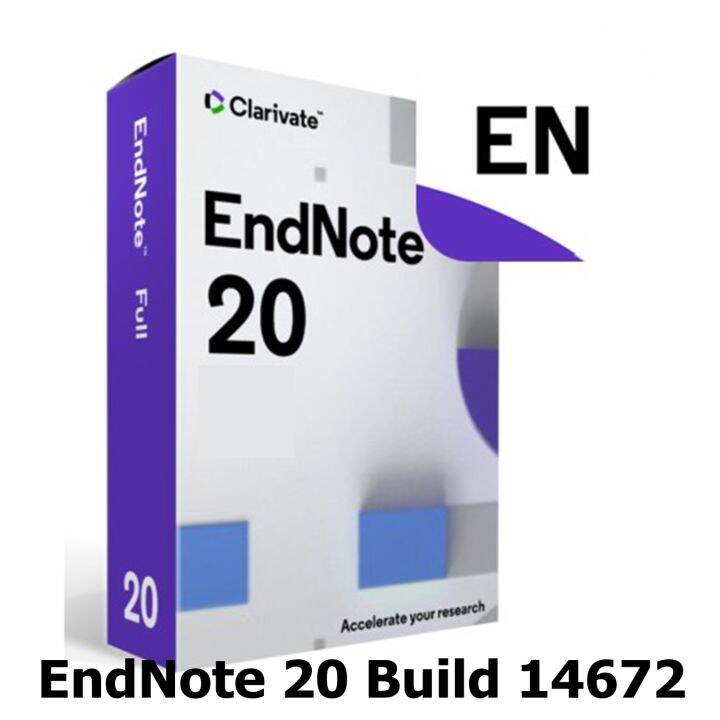 EndNote 20 Build 14672 โปรแกรม จัดการข้อมูลบรรณานุกรม + Crack ถาวร ...