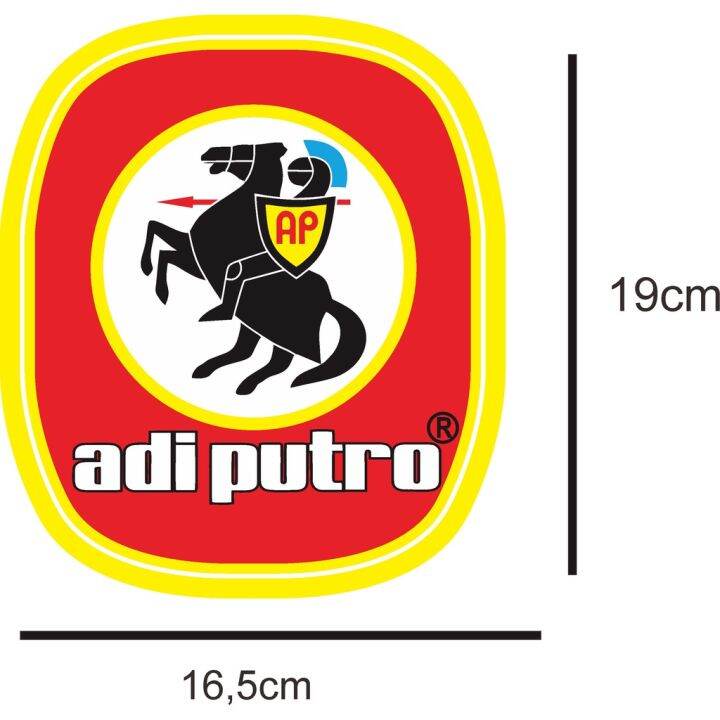 stiker kaca belakang adi putro logo adi putro | Lazada Indonesia