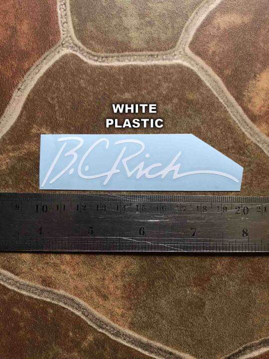 Gitar Bc Rich Sticker Tempel Headstock Logo R Gitar Electrik Acoustic ...