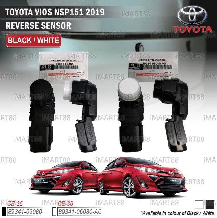 Original Toyota Vios Yaris NCP151 2019-On Reverse Sensor Parking PDC ...