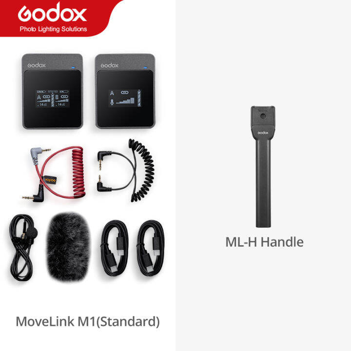 Godox MoveLink M1 M2 Mark I Microphone 2.4GHz Wireless Lavalier ...