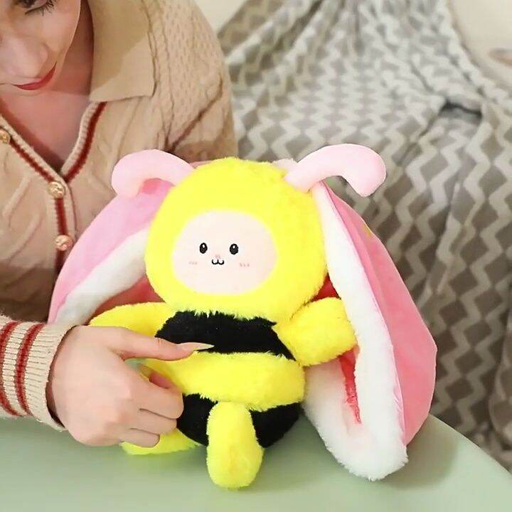 Kawaii Fruit Transfigured Bunny Plush Toy Soft Stuffed Cartoon