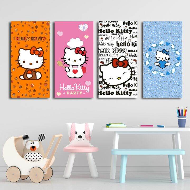 HIASAN DINDING KAYU Hello KITTY WALL Hanging HELLO KITTY WALL DECOR ...