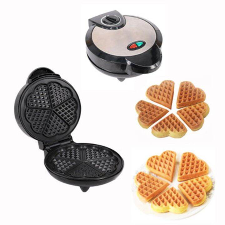 EU Triangle Waffle Machine Heating Homemade Waffle Plum-shaped Muffin ...