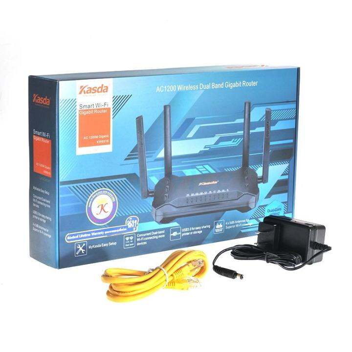 Router KASDA (KW6516) Wireless AC1200 Dual Band (Lifetime Forever ...