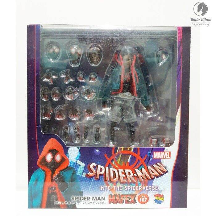 Mafex 107 Spiderman Spider Man Miles Morales Into The Spider Verse ...