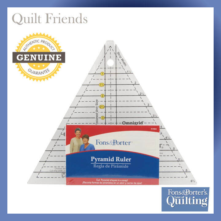 FONS & PORTER PYRAMID RULER #FPR7894 | Lazada