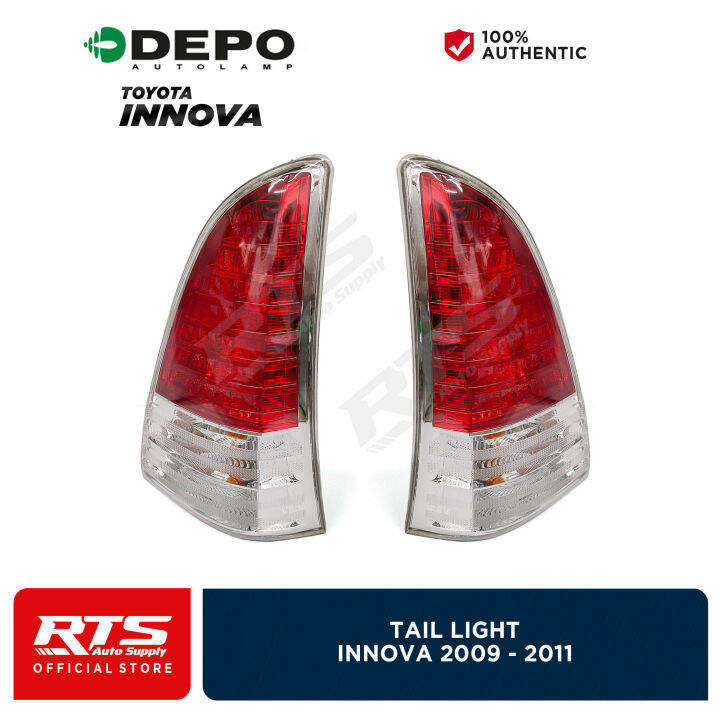 Depo Left Side Tail Light / Brake Light Toyota Innova 2009 - 2011 ...