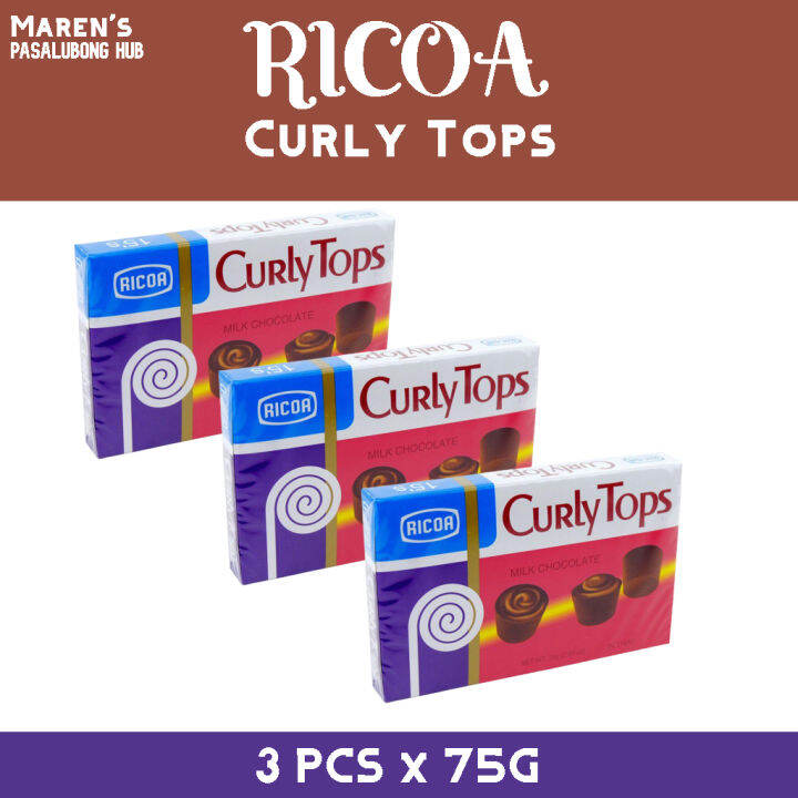 Ricoa Curly Tops (3 pcs x 75g) | Lazada PH