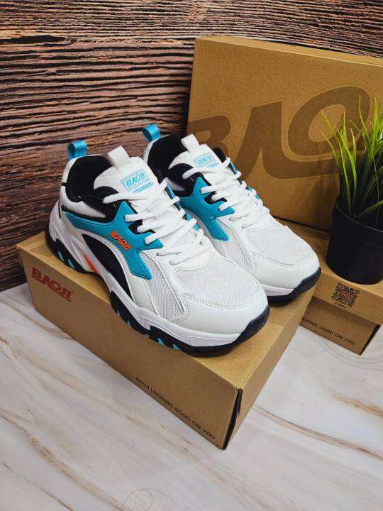 #BAOJI ลิขสิทธิ์แท้ [M]# รองเท้าผ้าใบผู้ชายยี่ห้อบาโอจิ(BAOJI) [รุ่นBJM ...