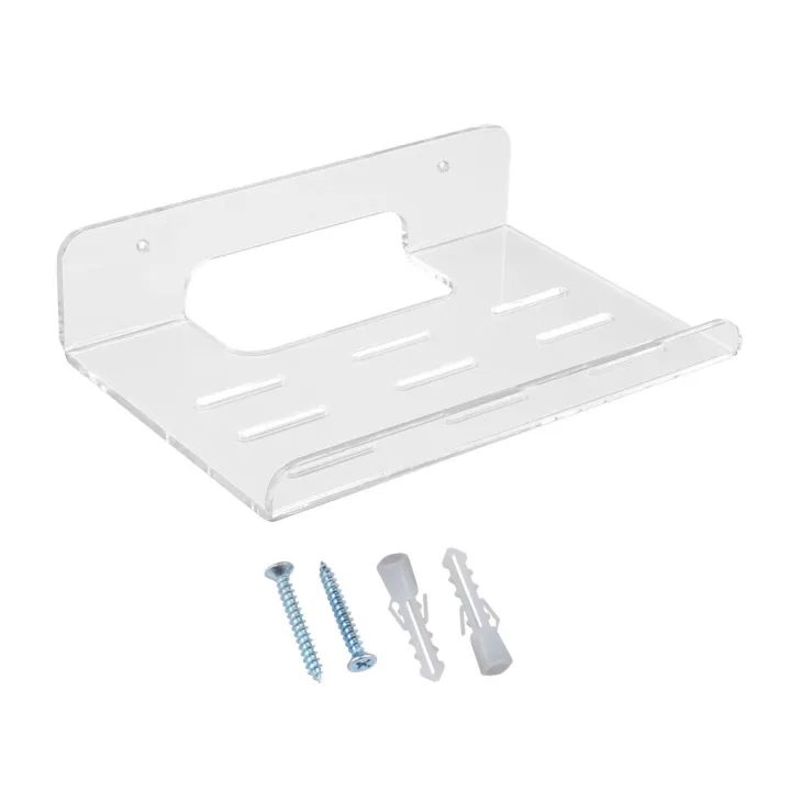 WiFi Router Rack Wall Acrylic Wireless Network Storage Stand Shelf ...