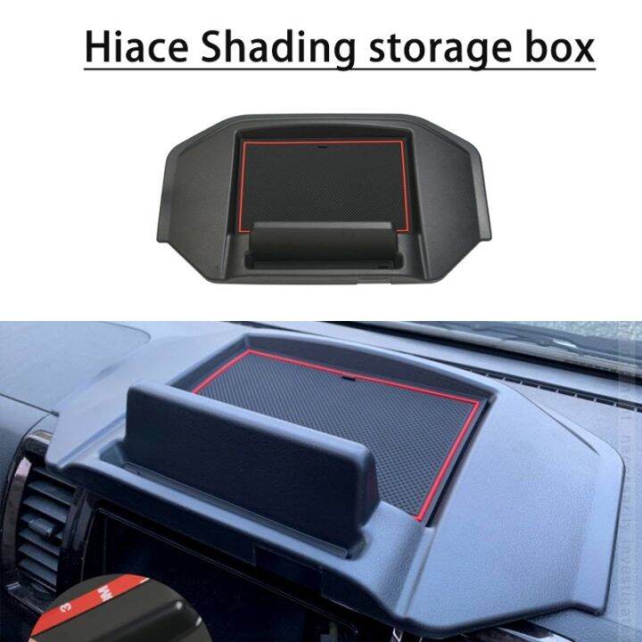 ZR For TOYOTA Hiace kdh200 (2004-2016) Shading storage box Dashboard ...