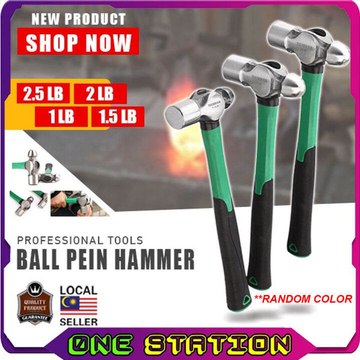 TUOCHI FIBERGLASS HANDLE BALL PEIN HAMMER TOOLS DIY CARPENTER HEAVY ...