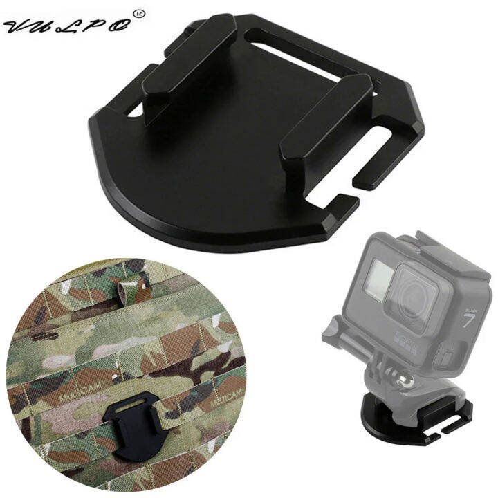 VULPO Tactical Vest Connection Base Adapter Molle Mount For GoPro ...