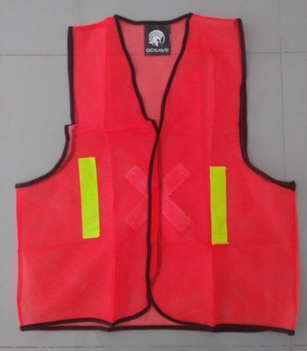 Rompi safety jaring oren GOSAVE MURAH Vest rompi jaring proyek | Lazada ...