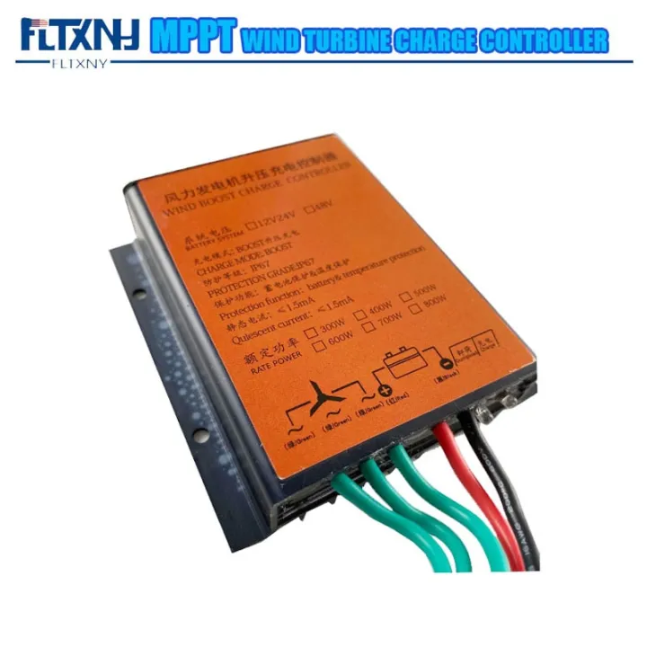 Wind Turbine Charge Controller 12v 24v Auto 48v MPPT Regulator Low Wind ...