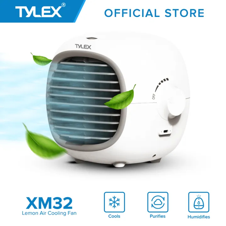 TYLEX XM32 Portable Lemon Air Cooling Mini Fan 200mL Tank Capacity Air ...