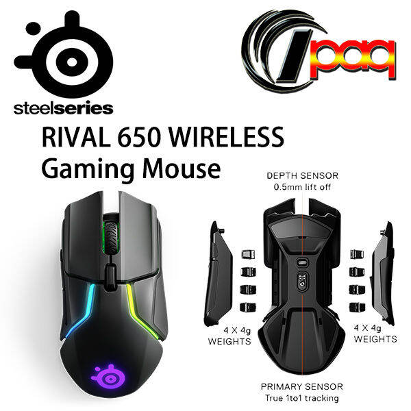 STEELSERIES RIVAL 650 WIRELESS The First True Performance Wireless Mouse | Lazada