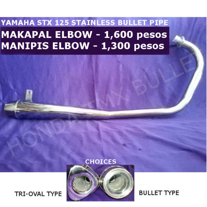 Yamaha STX & RS110f Bullet Pipe Type Muffler Stainless | Lazada PH