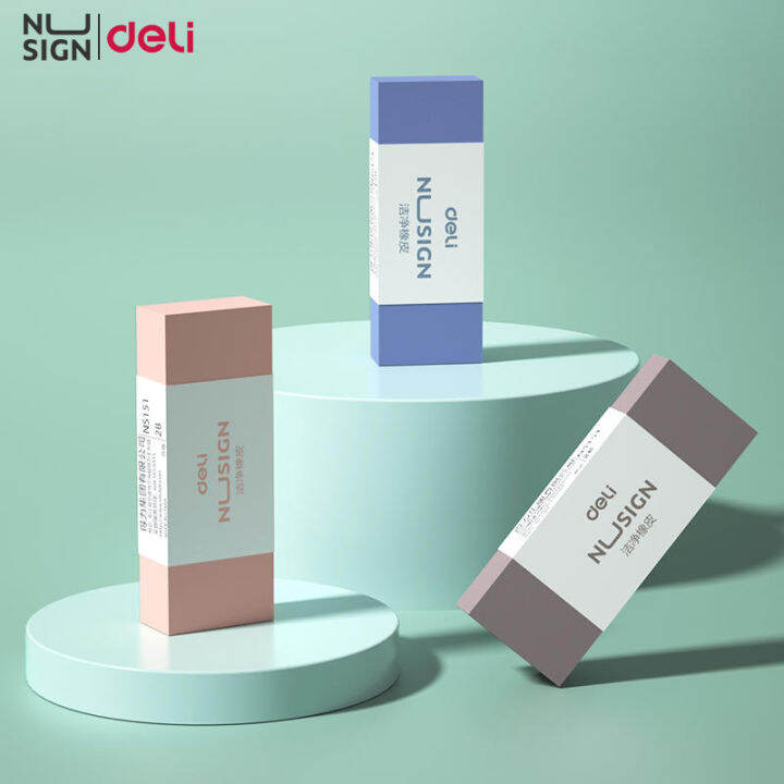 Nusign by Deli Soft Clean Eraser 1 Pc School Student Stationery ...