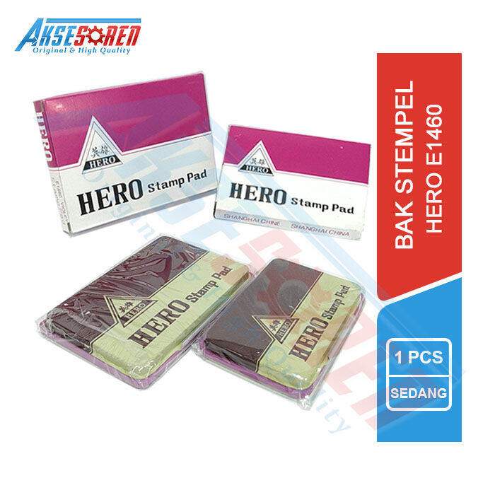 Stamp Pad Bak Stempel Hero [E1460/No.1] / Bak Stempel Tinta / Tempat ...