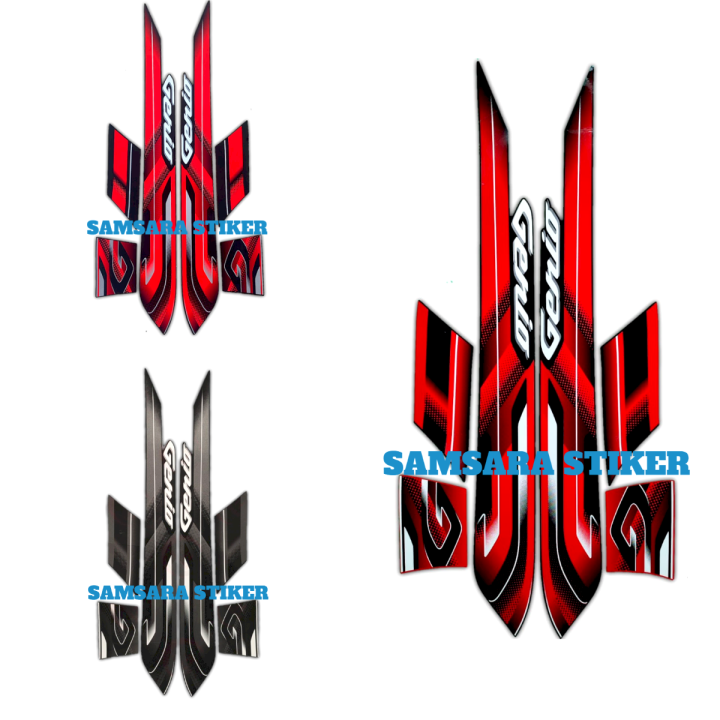 Stiker Body Motor Honda Genio 110 2022 Cbs Full Set | Lazada Indonesia