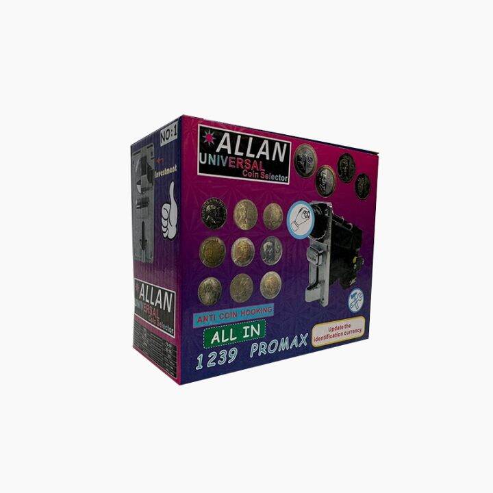 ALLAN Coinslot Multi Coin Selector Accepts New Coins 1238A-PRO 1239A ...