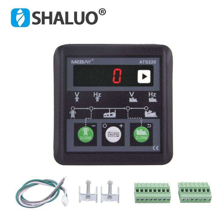 Mebay ATS220 Diesel Electric Generator ATS Controller Panel Auto Manual ...