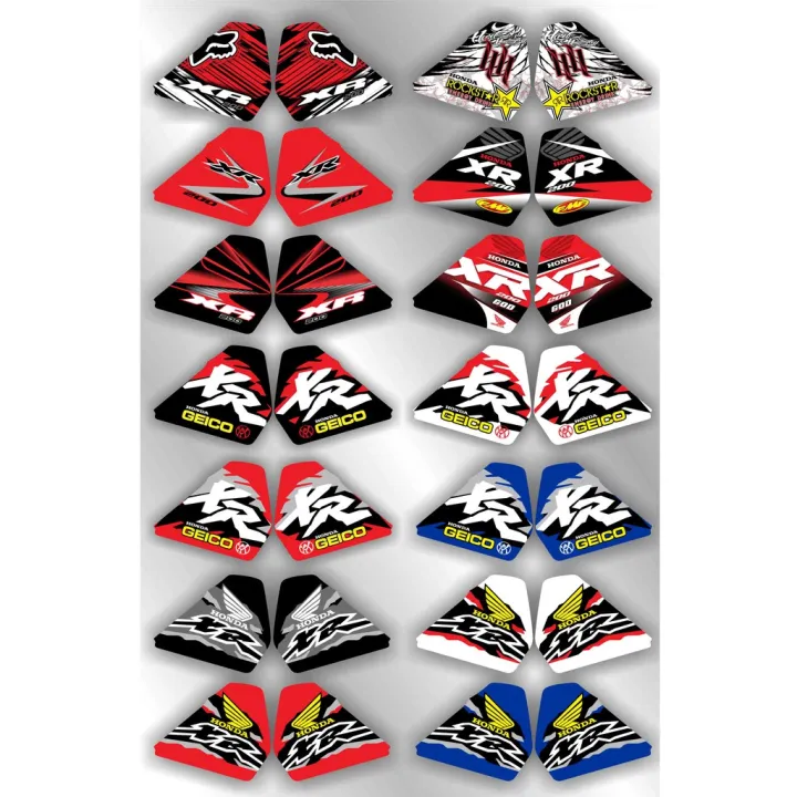 sticker decals motorcycle VINYL (NON-REFLECTIVE) CUSTOMIZE PRINTED ...