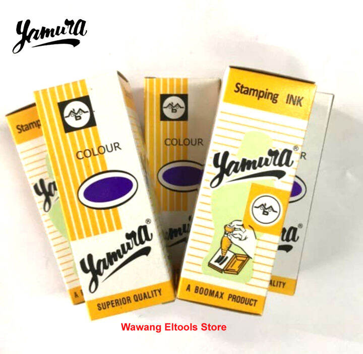Tinta Stempel / Stamp Pad Ink YAMURA Standard Size 25 ml / Kecil Harga ...