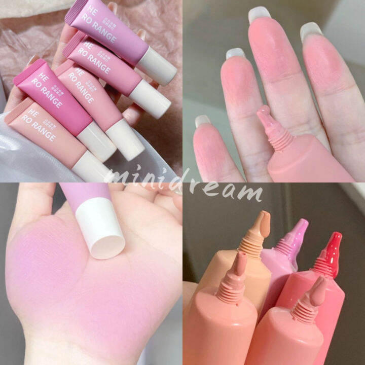 HERORANGE Liquid Blush Natural Cheek Tint Blusher Pigment Blush Matte ...