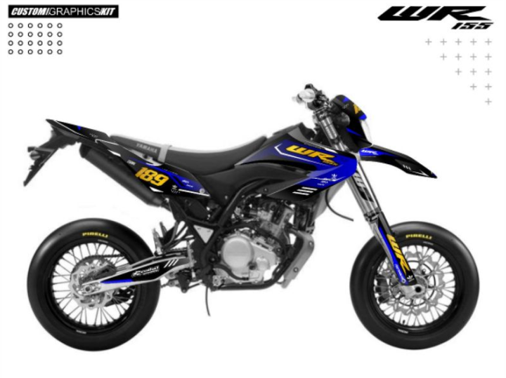 DECAL YAMAHA WR 155R BIRU DEKAL WR 155 | Lazada Indonesia