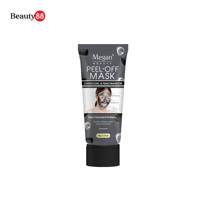 Megan Peel Off Mask 50g - Charcoal & Niacinamide | Lazada PH