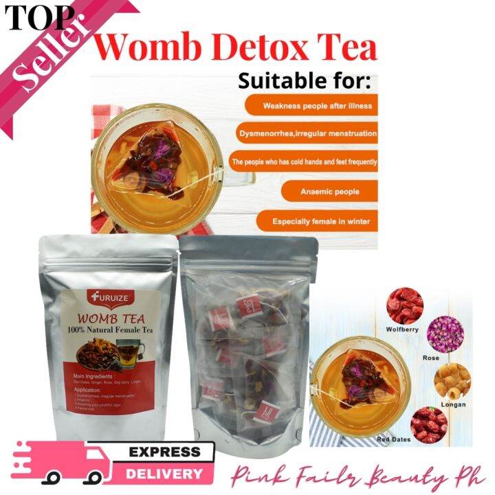 Detox Womb cleanser tea abnormal menstrual monthly period remove blood ...