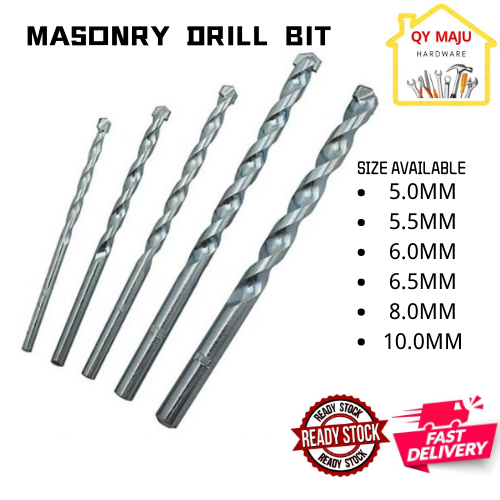 Masonry Drill Bit Concrete/ Mata Tebuk Batu Dinding /Mata Drill/Mata ...