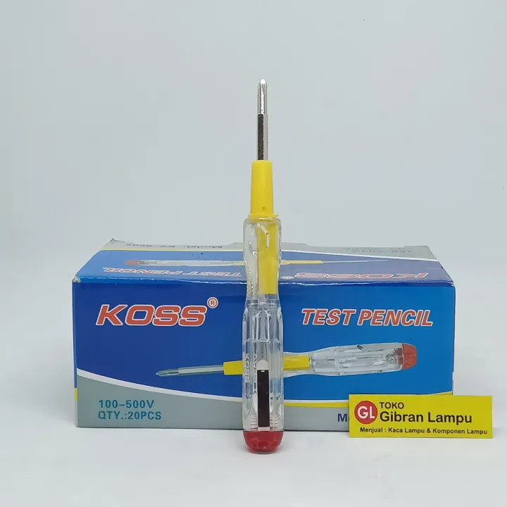 Tespen Mini Koss Viper - Obeng Tespen Tes Listrik Plus Minus ...