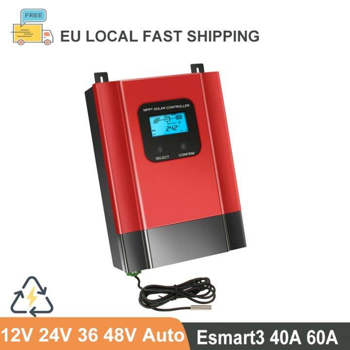 hot! Umb89sykqlf Esmart3 40A 60A MPPT Solar Charge Controller 12V 24V ...