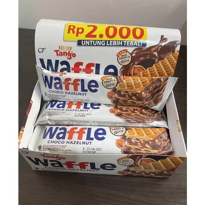 Snack Wafer tango waffle choco hazelnut (12pcs ) cemilan enak dan murah ...