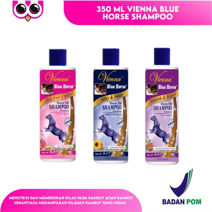 350 ML VIENNA BLUE HORSE SHAMPOO / SAMPO KUDA / HAIRCARE / SAMPO ...